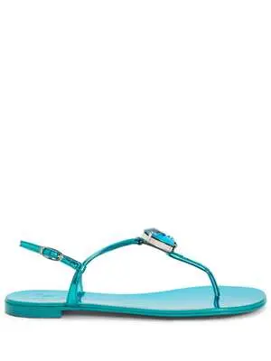 GIUSEPPE ZANOTTI Anthonia Metallic-effect Sandals