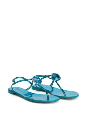 GIUSEPPE ZANOTTI Anthonia Metallic-effect Sandals