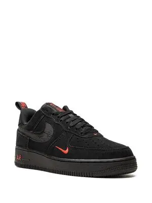 Nike Air Force 1 Low Multi Swoosh Sneakers - Black