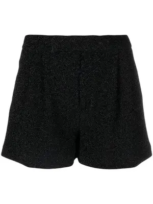 ALESSANDRO ENRIQUEZ Lurex-embellished Short Shorts