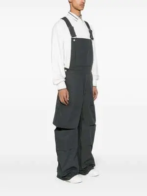 Gucci Logo-appliqué Cotton Dungarees
