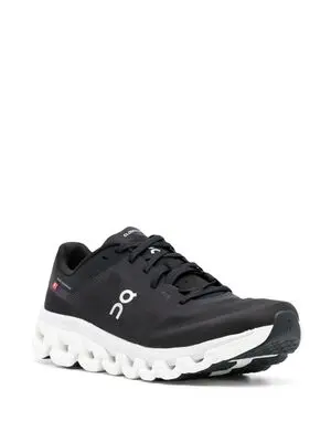 On Cloudflow 4 Logo Sneakers - Black