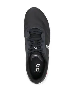 On Cloudflow 4 Logo Sneakers - Black