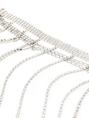 LOULOU Crystal-embellished Drop Belt