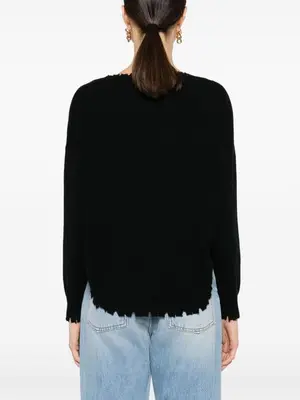 KUJTEN Raw-cut Cashmere Jumper