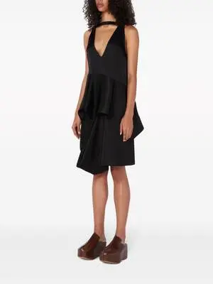 JW Anderson Ruffle-hem Satin Top