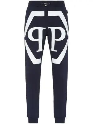 Philipp Plein Logo-print Track Pants - Blue