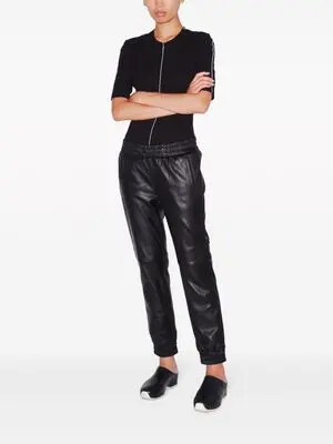 Rosetta Getty Plonge Leather Track Pants