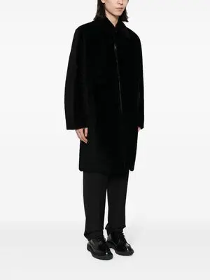 Paul Smith Single-breasted Leather Coat