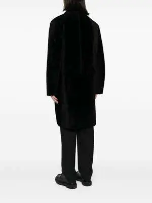 Paul Smith Single-breasted Leather Coat