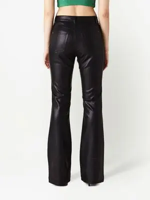Ksubi Faux-leather Flared Trousers