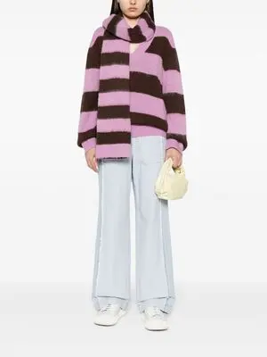B+AB Stripe-pattern Jumper - Purple