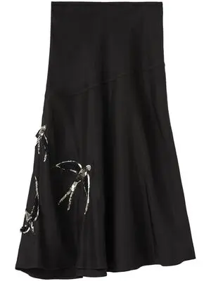 Jil Sander Embroidered Skirts
