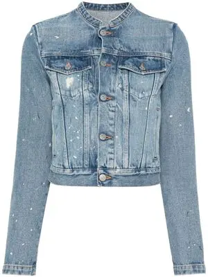 MAISON MARGIELA MM6 Maison Margiela Distressed Denim Jacket