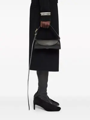 JIL SANDER Cannolo Snakeskin-effect Shoulder Bag