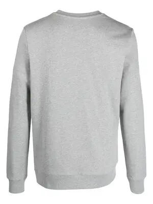 A.p.c. Logo Print Crewneck Sweatshirt - Grey