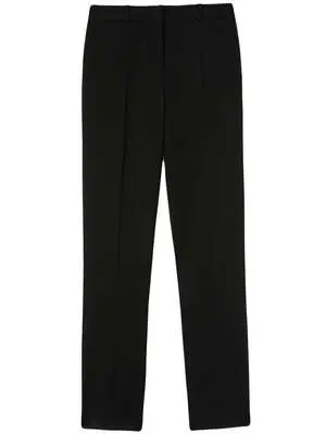 JIL SANDER High-waist Straight-leg Trousers - Black