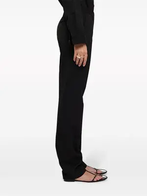 JIL SANDER High-waist Straight-leg Trousers - Black