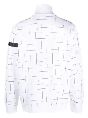BOSS Logo-print Zip-up Sweatshirt