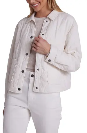 Bella Dahl Crop Quilted Jacket