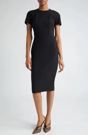 Victoria Beckham Short Sleeve Cocktail Dresses