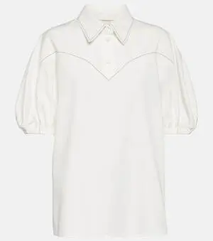 Cotton Puff Sleeve Blouses