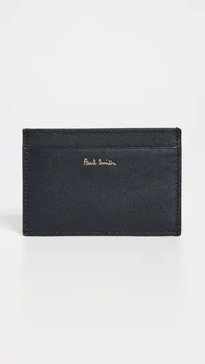 Paul Smith Multi Stripe Card Case - Blacks