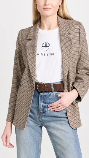 B-low The Belt Molly Suede Belt - Chocolate Gold