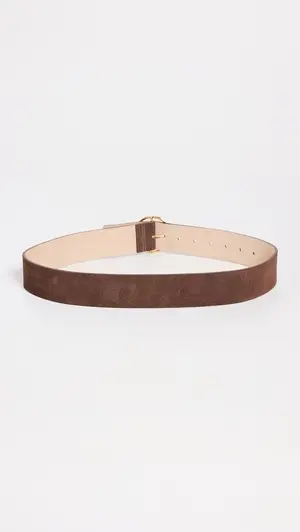 B-low The Belt Molly Suede Belt - Chocolate Gold