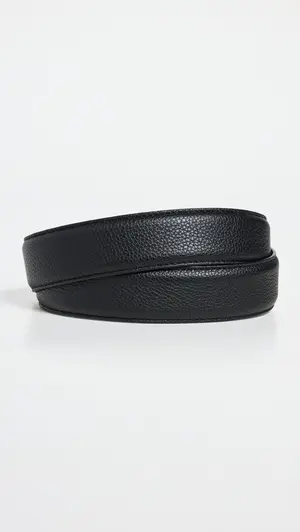 Anderson's Textured Leather Belt - Black N1