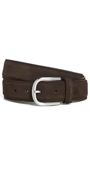 Anderson's Suede Belt - Brown M9