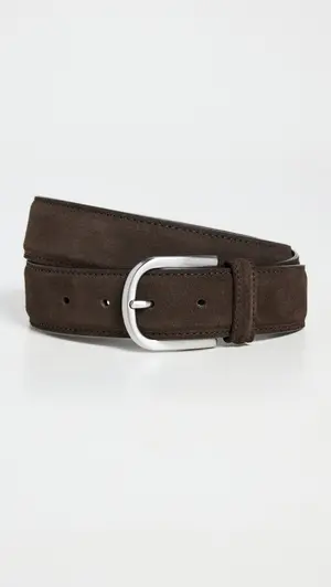 Anderson's Suede Belt - Brown M9
