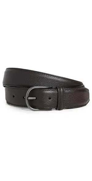 Anderson's Textured Leather Belt - Brown M1