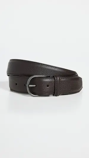Anderson's Textured Leather Belt - Brown M1