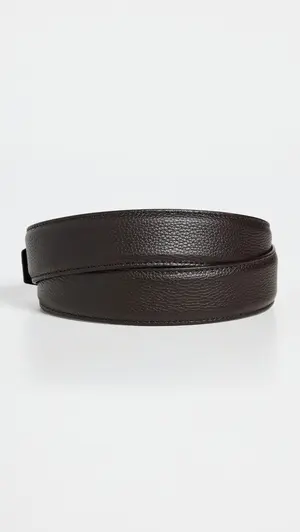 Anderson's Textured Leather Belt - Brown M1