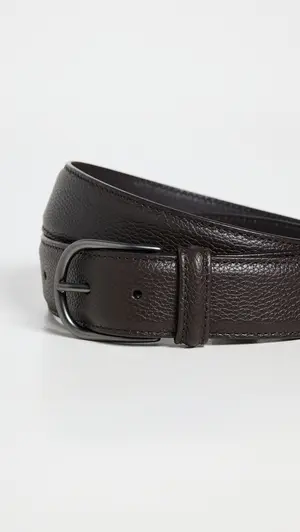 Anderson's Textured Leather Belt - Brown M1
