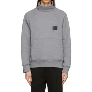 Neil Barrett Jewel Turtleneck Sweatshirt - Gray