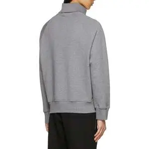Neil Barrett Jewel Turtleneck Sweatshirt - Gray