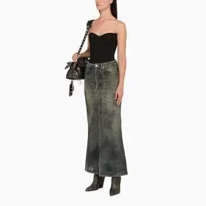 Balenciaga Skirt In Japanese Denim