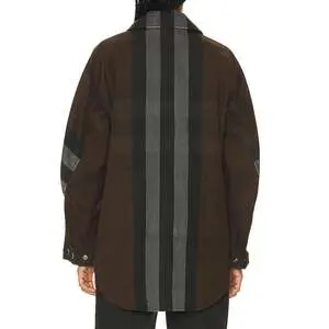 Burberry Long Sleeve Parka Jacket
