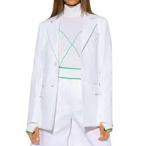 Bottega Veneta Cotton Blazer - White