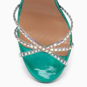 AQUAZZURA Dance Plexi Aqua Blue Sandal