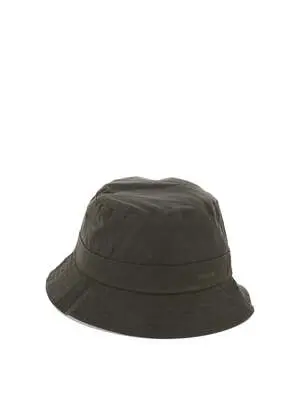 Barbour Belsay Waxed Cotton Hat - Green