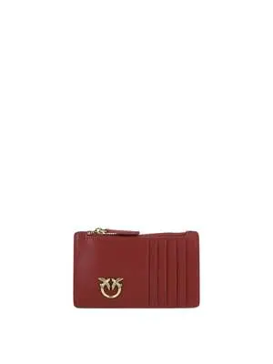 Pinko 'airone' Card Holder Red
