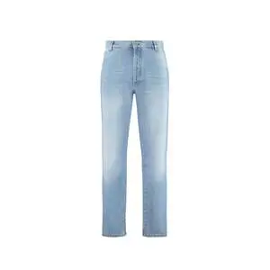 Balmain Cropped Straight Jeans