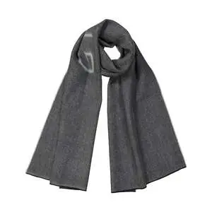 Givenchy Logo Wool Scarf - Gray