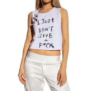 Balmain Printed Cropped T-shirt