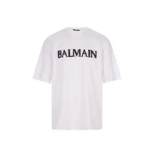 Balmain Oversize Cotton T Shirt - White