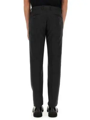 Dolce & Gabbana Wool Regular Fit Pants - Grey