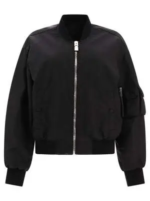 Givenchy Bomber Jacket With Pocket Detail - Black